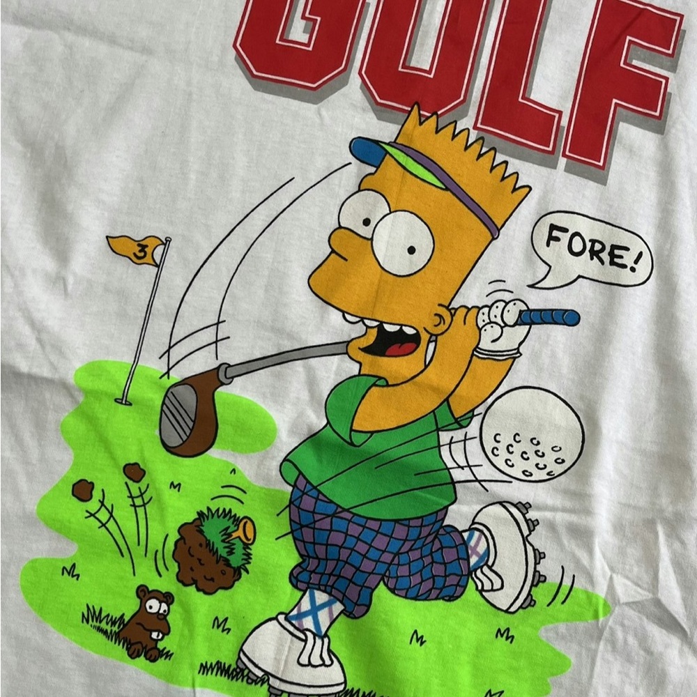 Rare Vintage 1990 Bart Simpson Golf Tee - Gem Rare Vintage 1990 Bart Simpson Golf Tee - Gem
